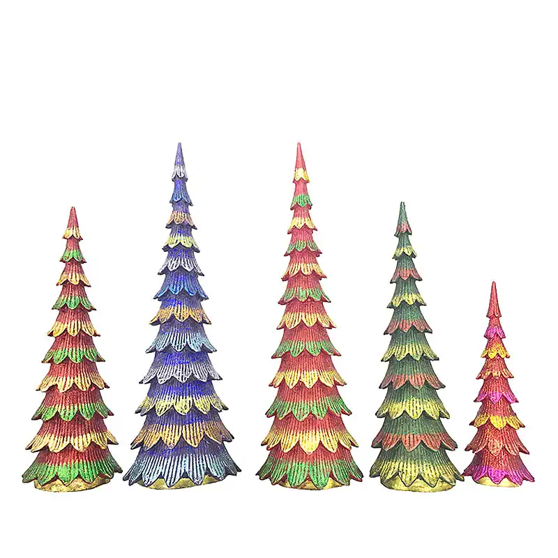 10.25"- 13.25" Plain Scalloped Low Base Cone Trees 2025 Collection