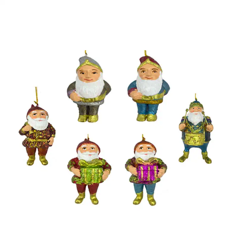 4" Dwarf Santa Classic Ornaments 2025 Collection By Dekokraft